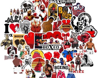 Boxing Sticker - Etsy