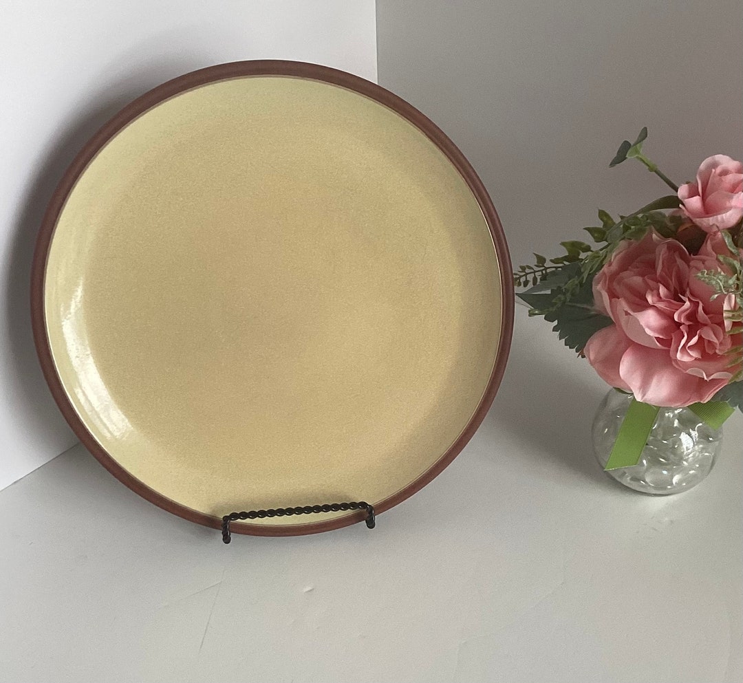 Vintage Denby Pottery Juice Lemon (yellow) Dinner Plates, Made in ...