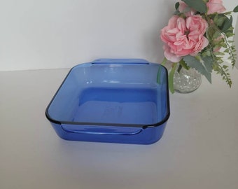Cobalt Blue Pyrex Square Baking - Etsy