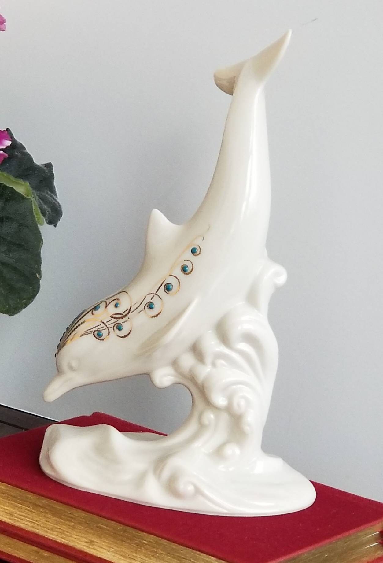 Vingtage 1996 Lenox Jewels Diving Dolphin Nautical or Beach | Etsy