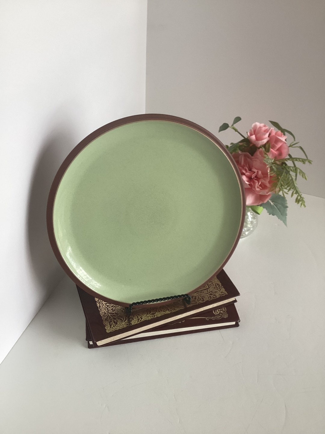 Vintage Denby Pottery Juice Apple (green) Dinner Plates, Made in ...