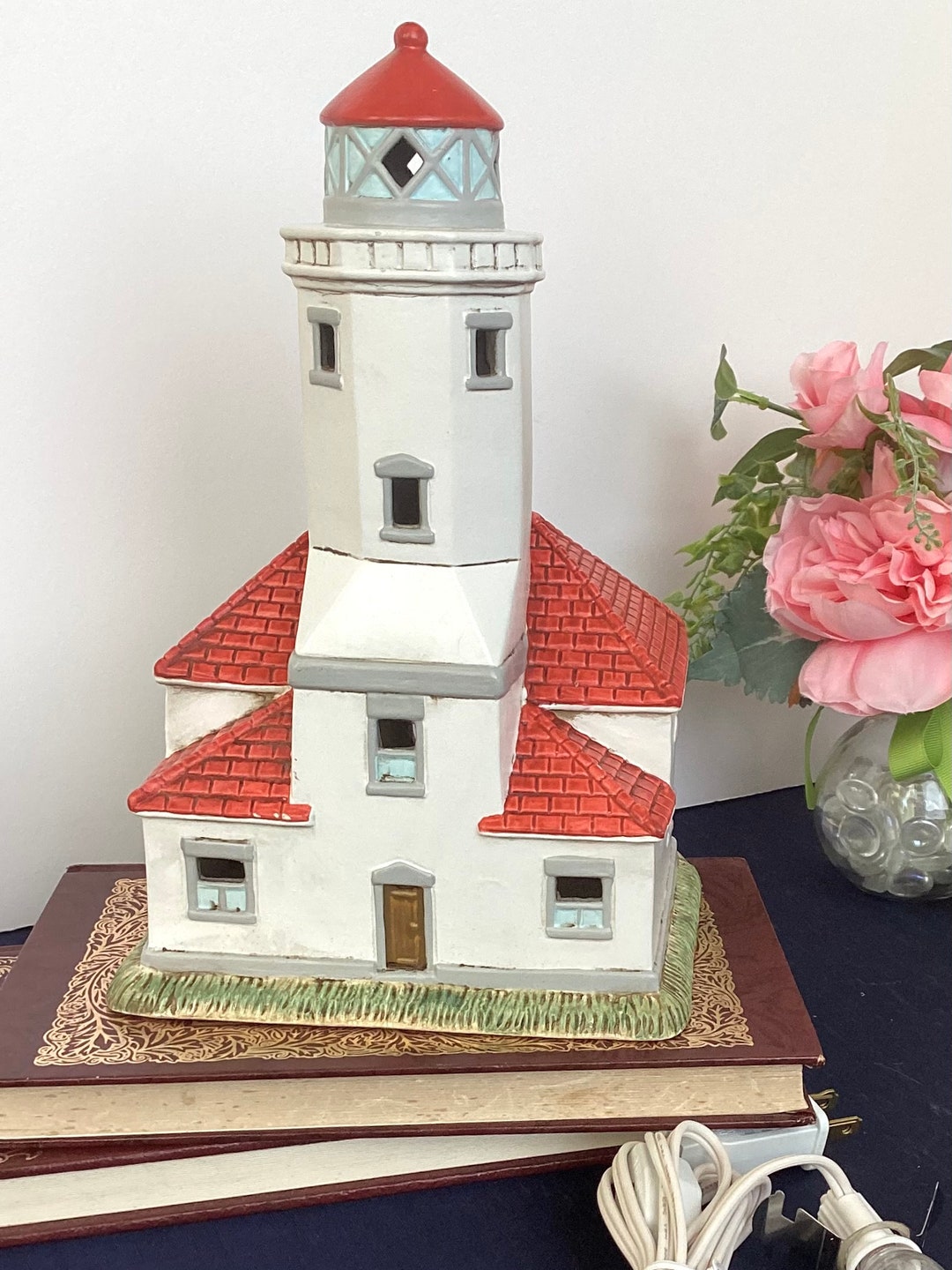 Vintage 1992 Lefton Point Wilson Lighthouse Lamp/nightlight, 10 High - Etsy