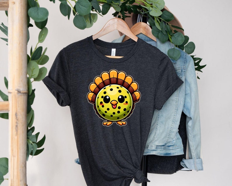 Cute Pickleball Turkey T-shirt, Pickleballer Lover Shirt, Happy ...