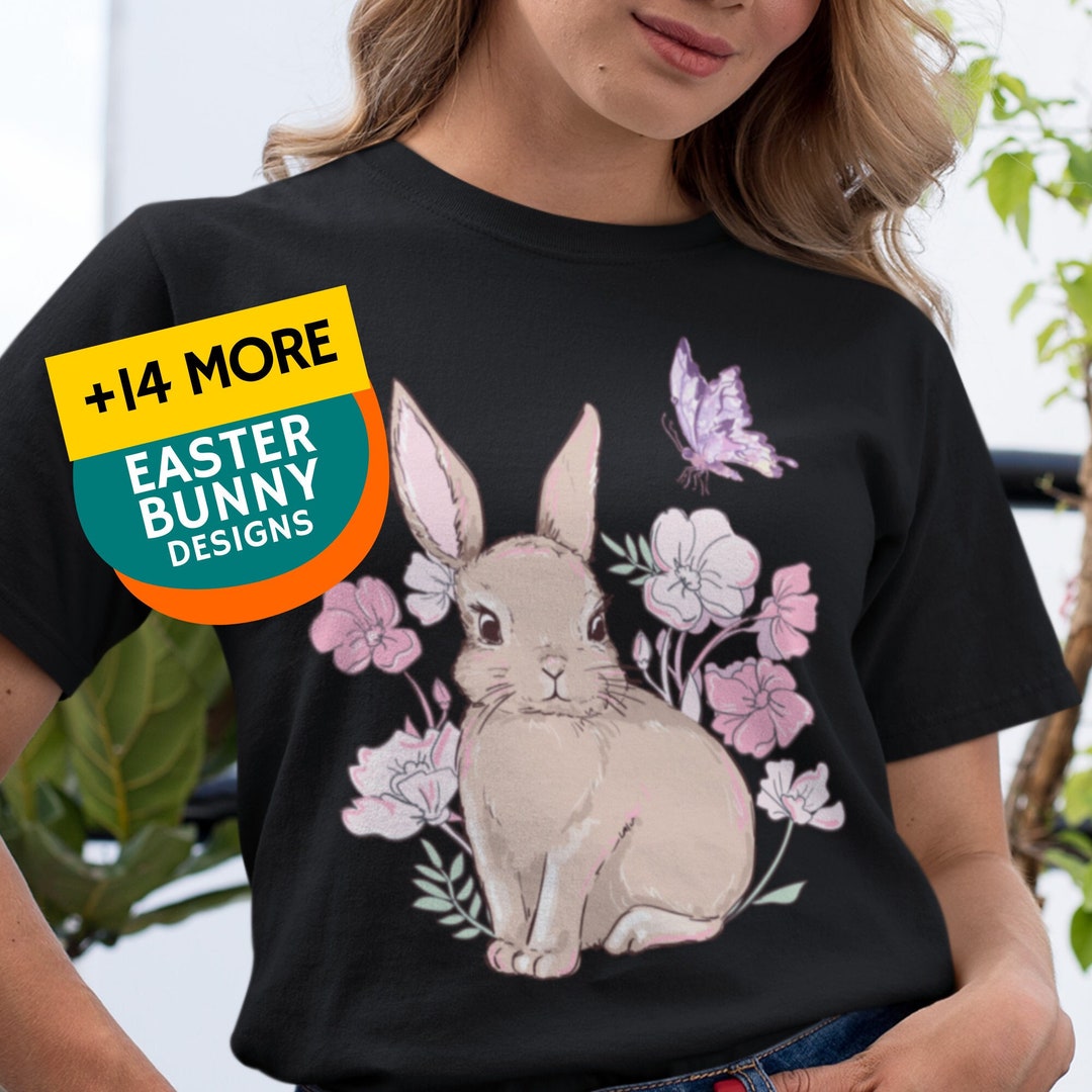 Happy Easter Shirt Collections, Easter Bunny Tshirt, Easter Gift Tee ...