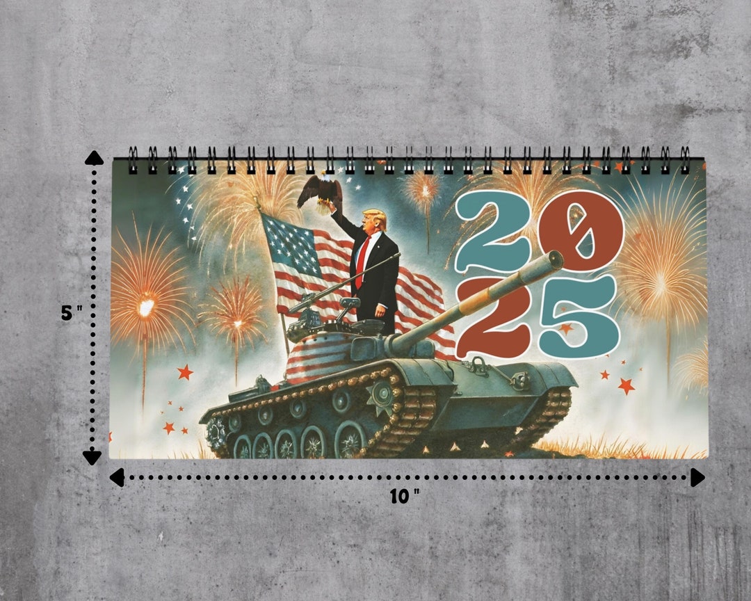 2025 Donald Trump Desk Calendar, MAGA 2025 Desktop Calendar, Funny ...
