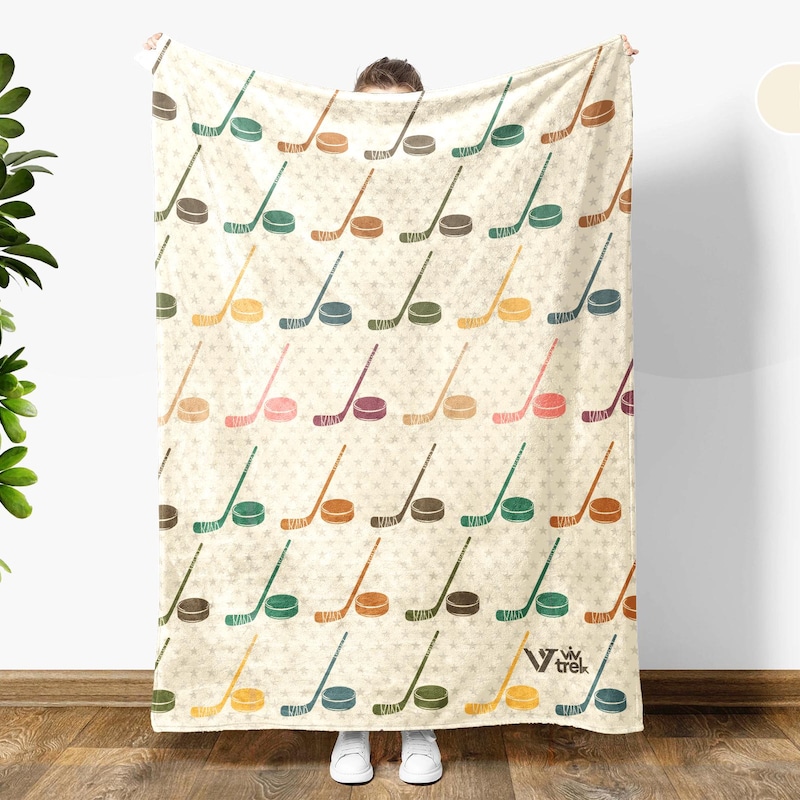 Hockey Game Fan Fleece - Etsy