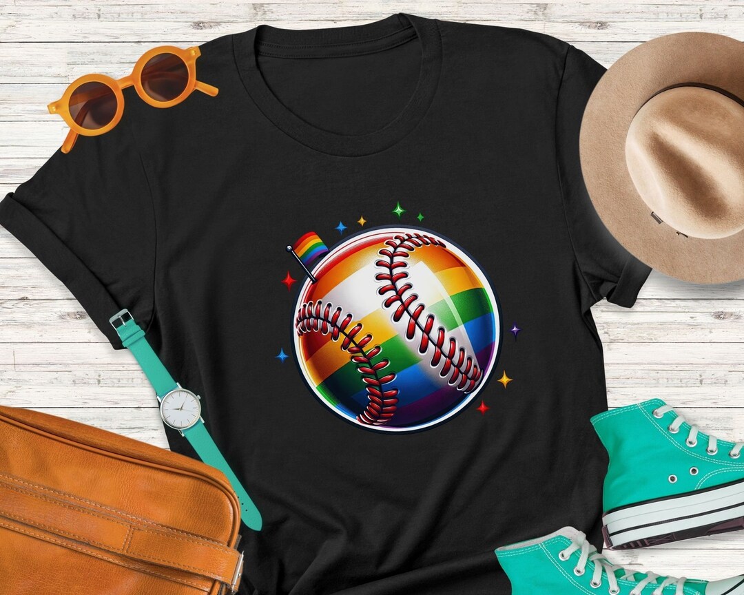 LGBTQ Pride Rainbow Baseball Shirt, Pride Month Shirt, LGBTQ Gift ...