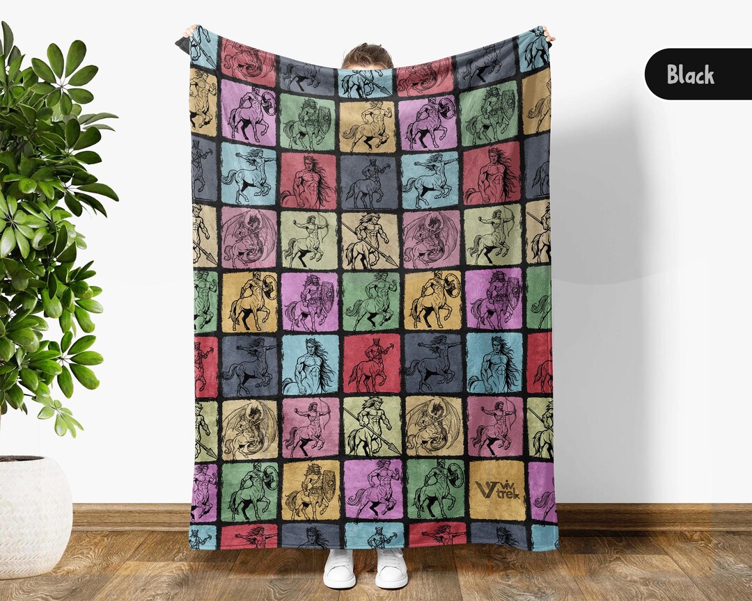 Centaur Blanket, Mythical Creature Throw Gift, Fantasy Lover Cozy Decor ...