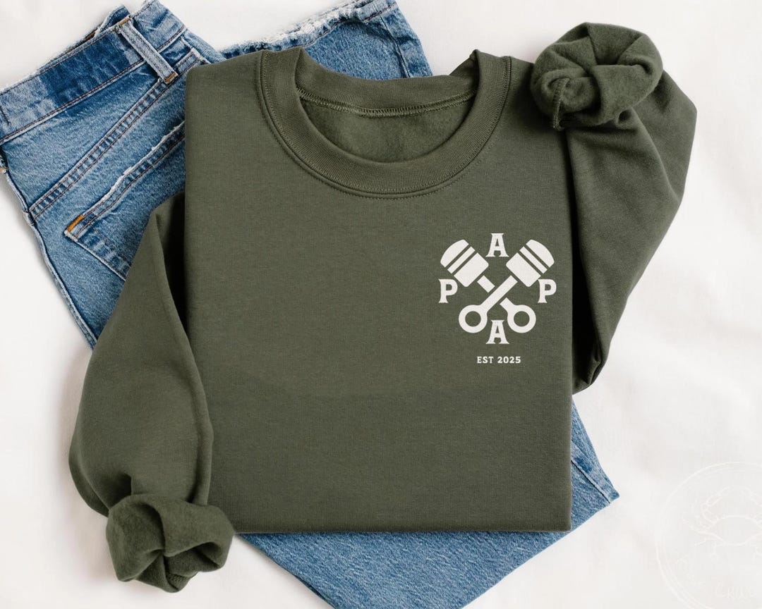 Custom DIY Car Lover Papa Hoodie, Car Mechanic Dad Shirt, Father's Day ...