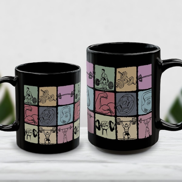 Weightlifting Mug - Etsy