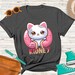Hello Kidney Cute Cat T-shirt, Cat Lover, Kidney Specialist Gift ...