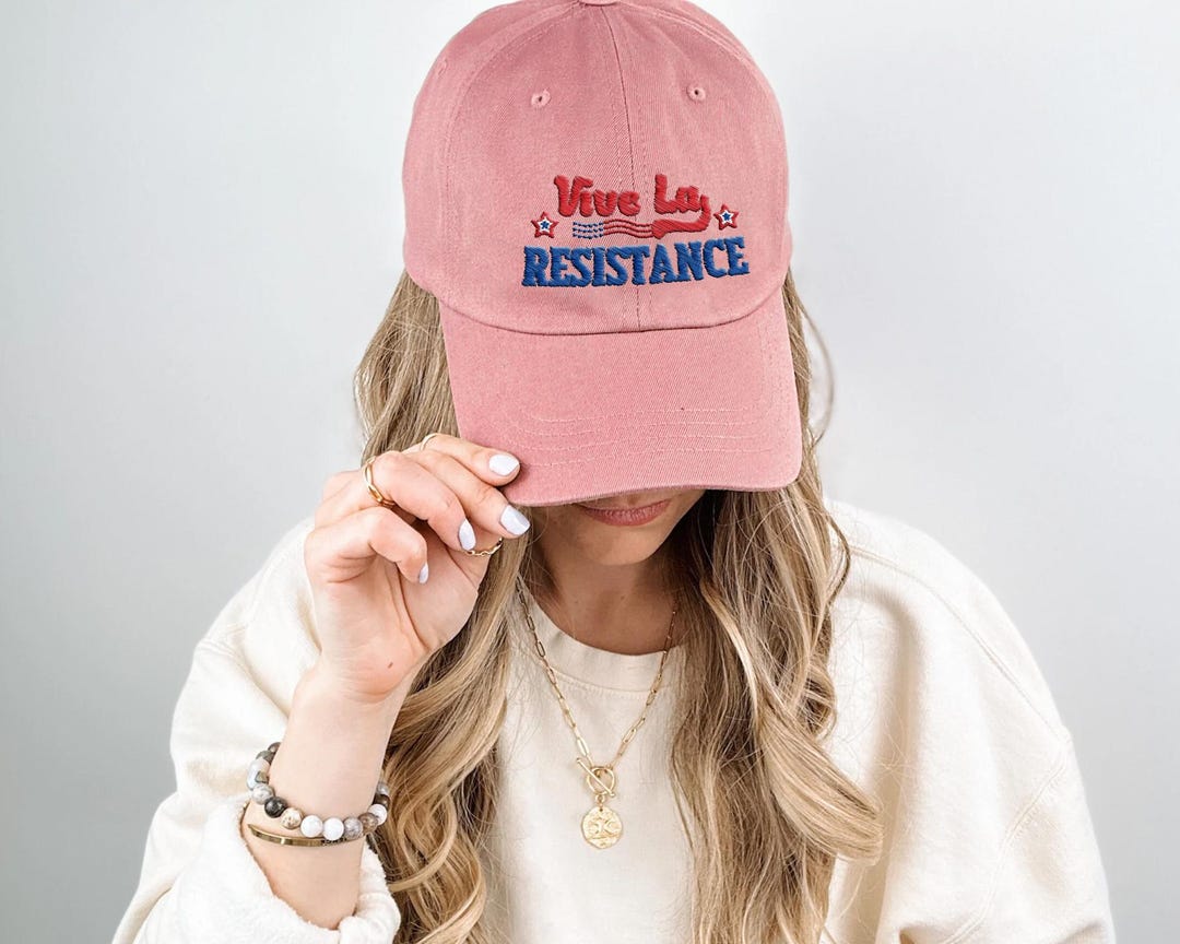 Vive La Resistance Hat, Feminist Activist Embroidered Cap, Women’s ...