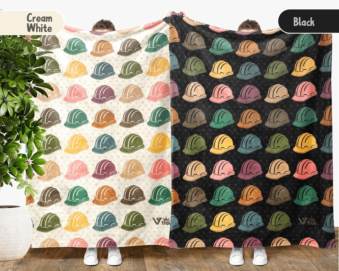Retro Civil Engineer Blanket, Funny STEM Gift Throw, Construction ...