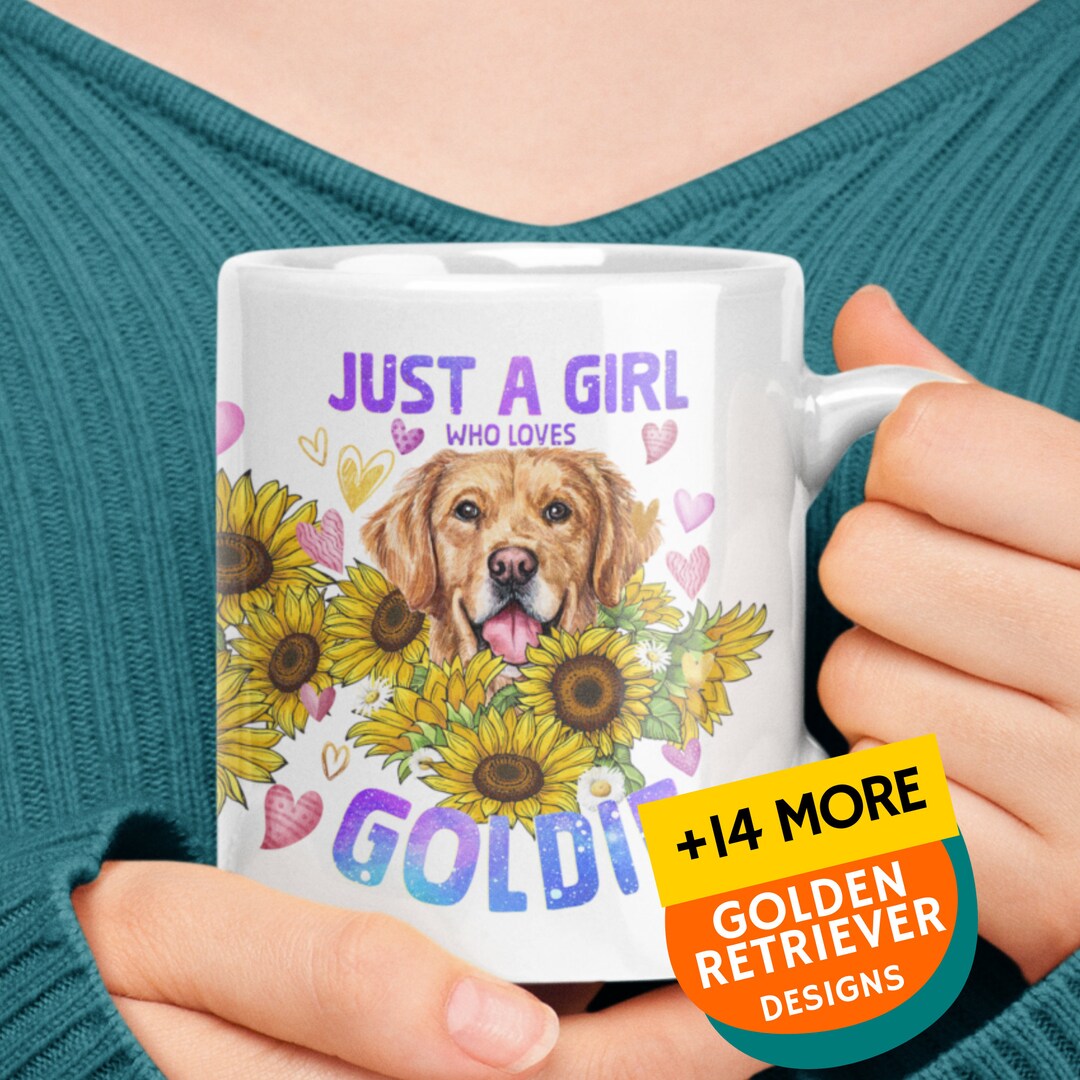 Golden Retriever Dog Lover Owner 15 Design Collections Mug Gift, Funny Pet Goldie Puppy Gag Gift ...