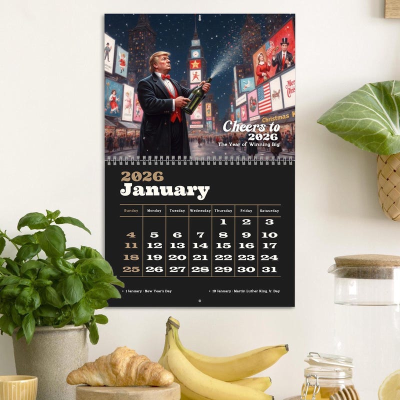 Trump 2026 Calendar - Etsy