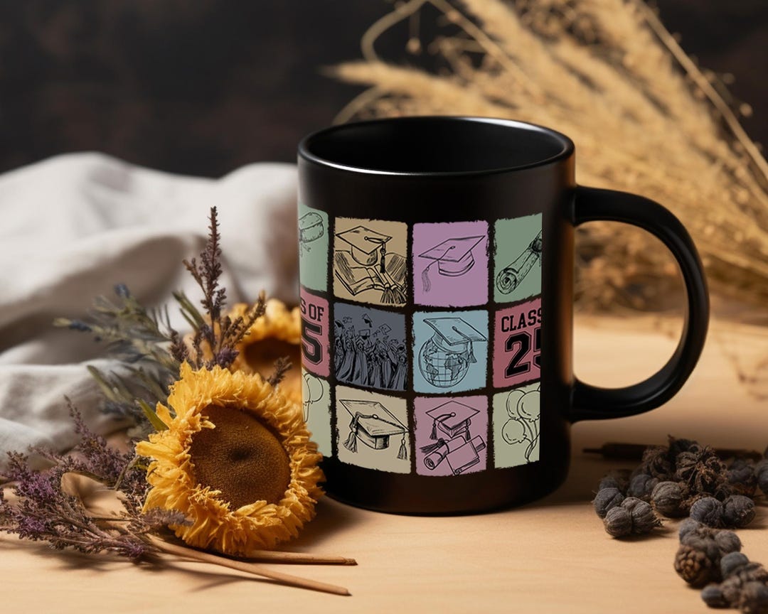 Graduation 2025 Mug, Class of 2025 Coffee Cup, College Graduate Gift ...