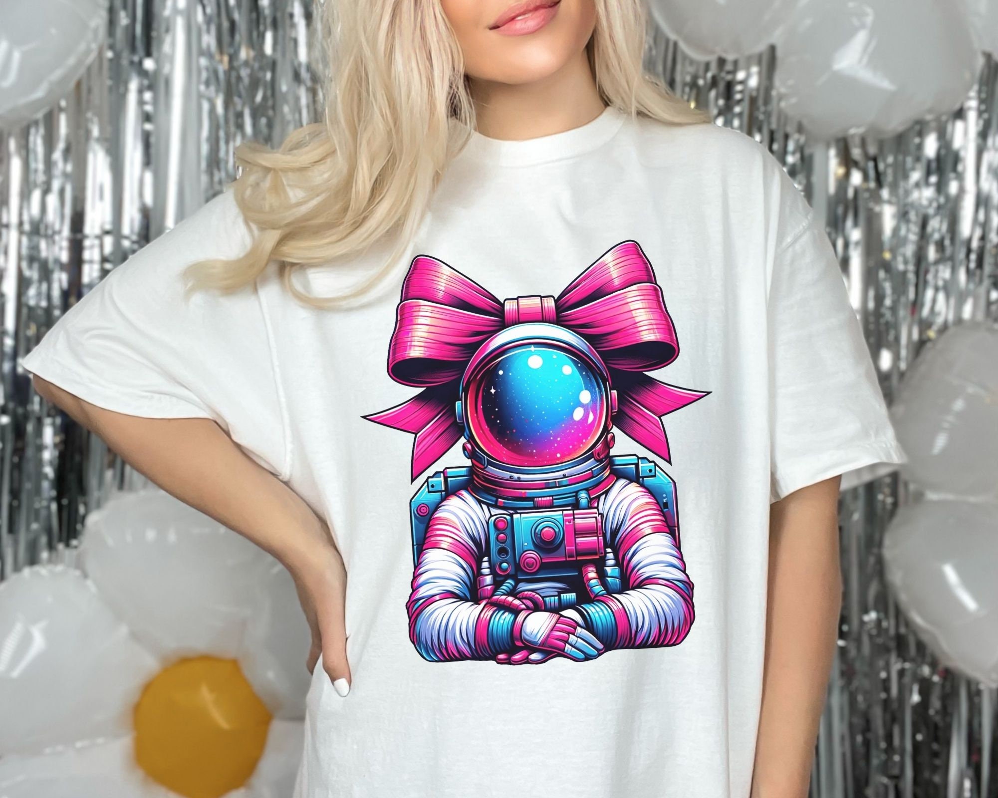 Coquette Astronaut Spaceman Shirt, Coquette Galaxy Shirt, Cosmonaut ...