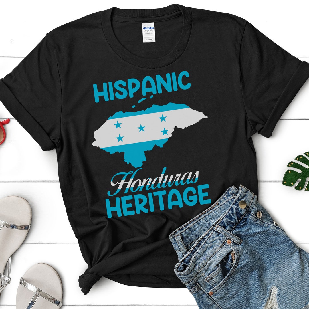 Flag Hispanic Heritage Honduras Map Latino Heritage Month - Etsy