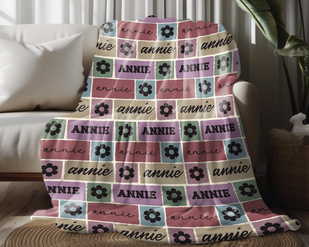 Personalized Name Blanket for Daughter, Customized Name Baby Blankets ...