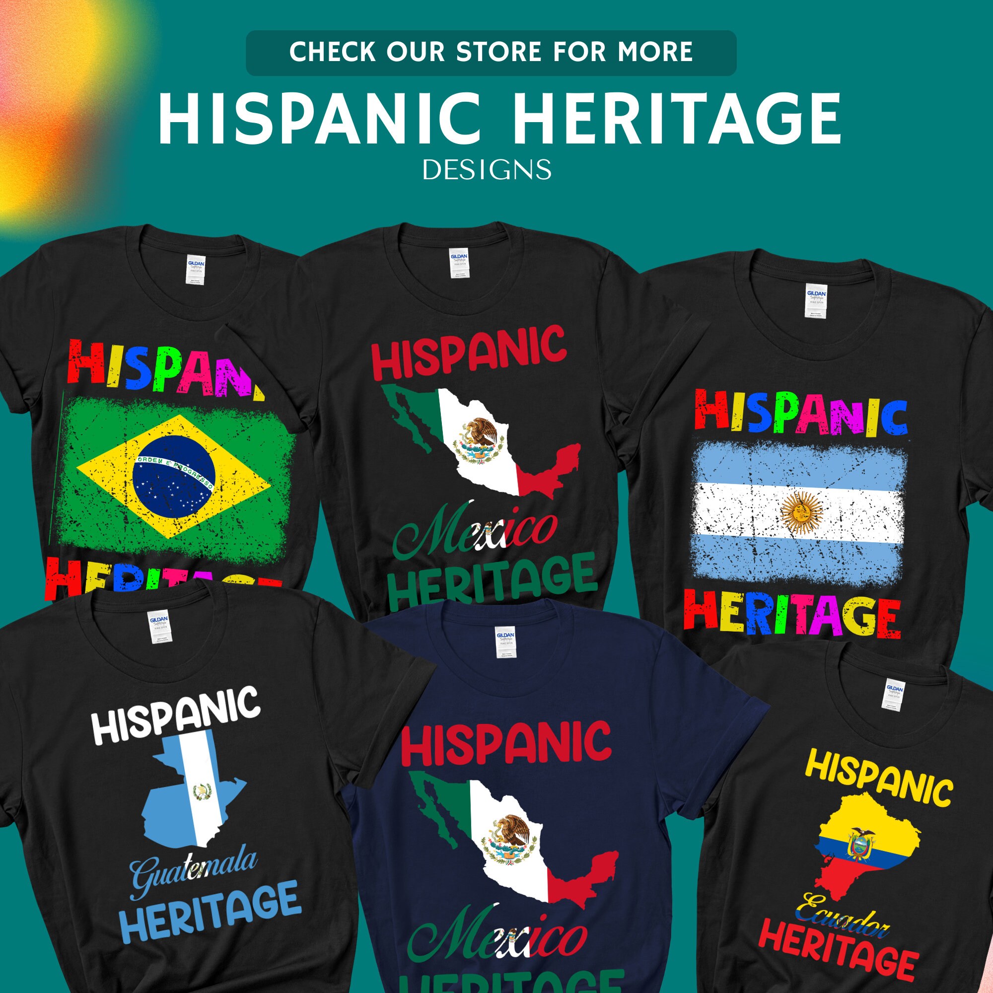 Flag Hispanic Heritage Paraguay Map Latino Heritage Month - Etsy