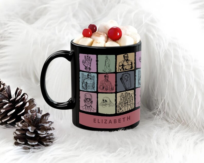 Personalized Frankenstein Monster Mug With Custom Name - Cute ...