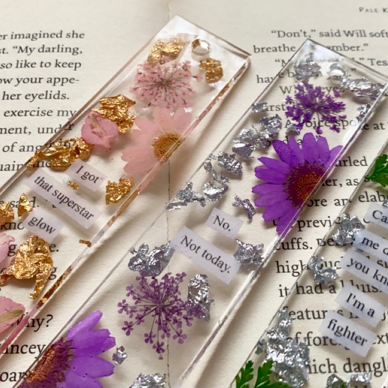 Resin Book Marks - Etsy