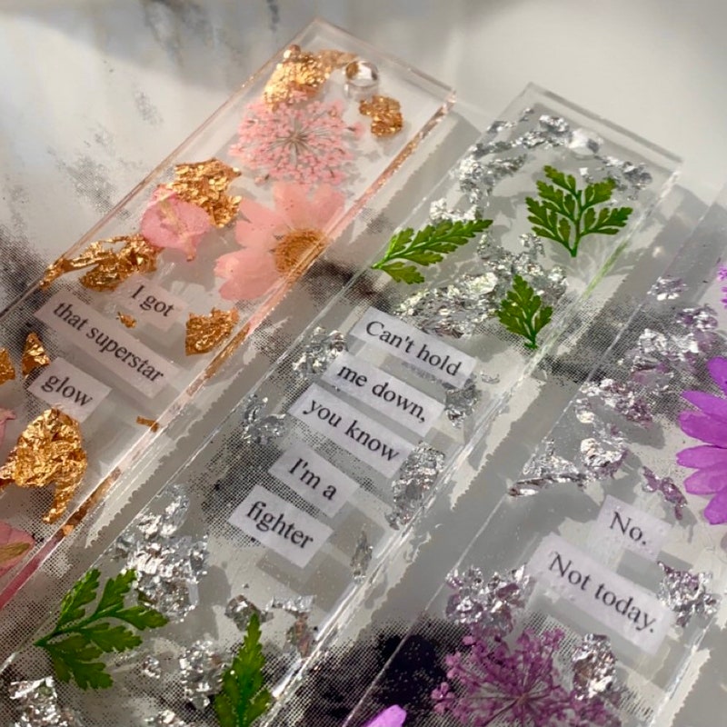 Resin Book Marks - Etsy