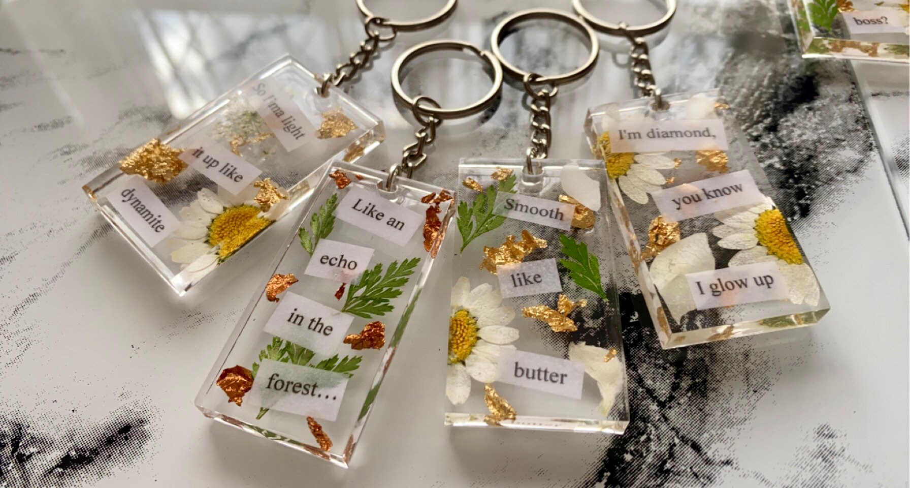 Lyrics Keychains Resin Keychains BTS Inspired Christmas - Etsy UK