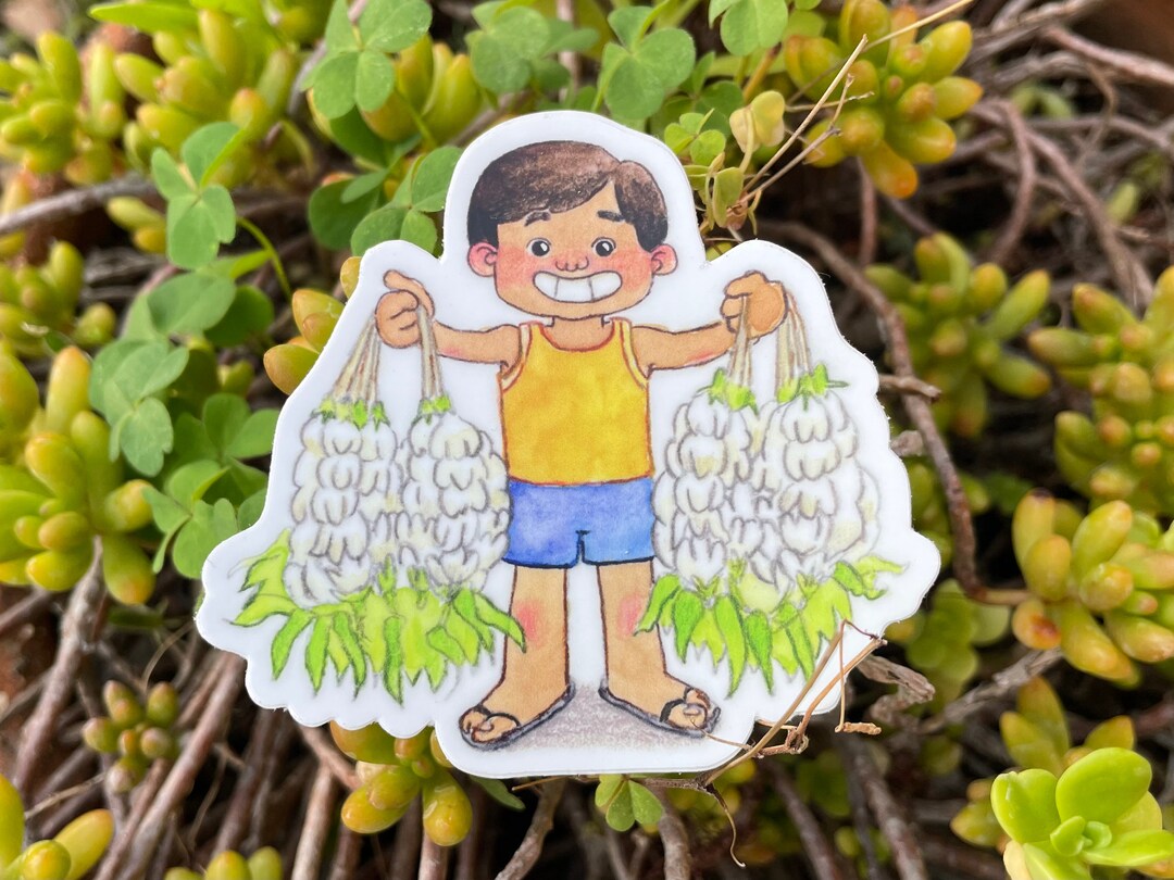 Sampaguita Boy Sticker - Etsy