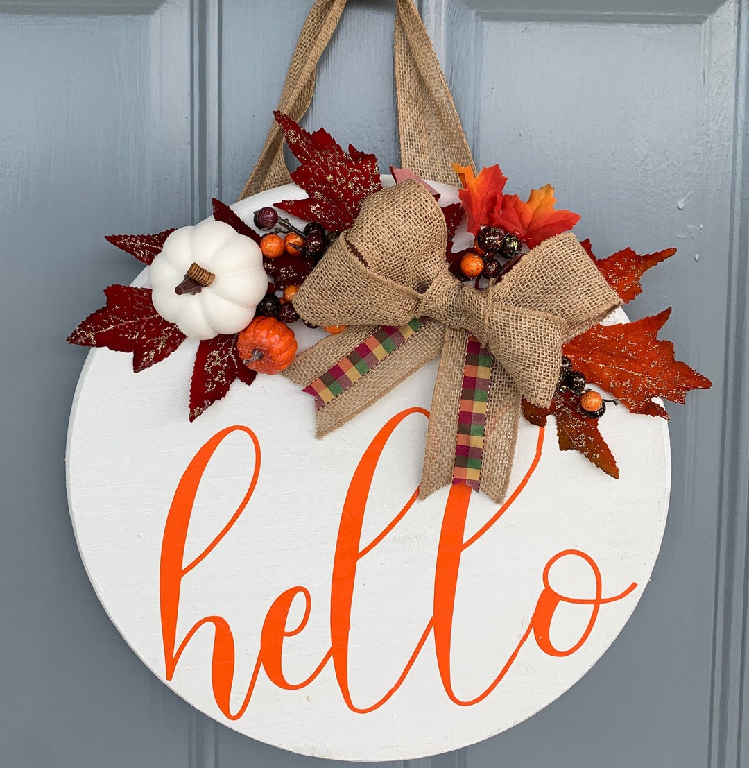 Fall Door Sign - Etsy