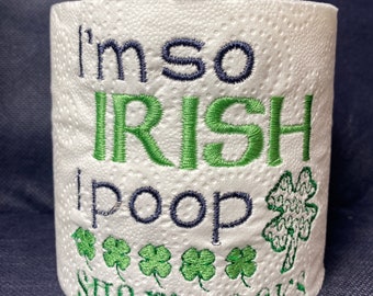 Embroidered Toilet Paper Rolls - Etsy