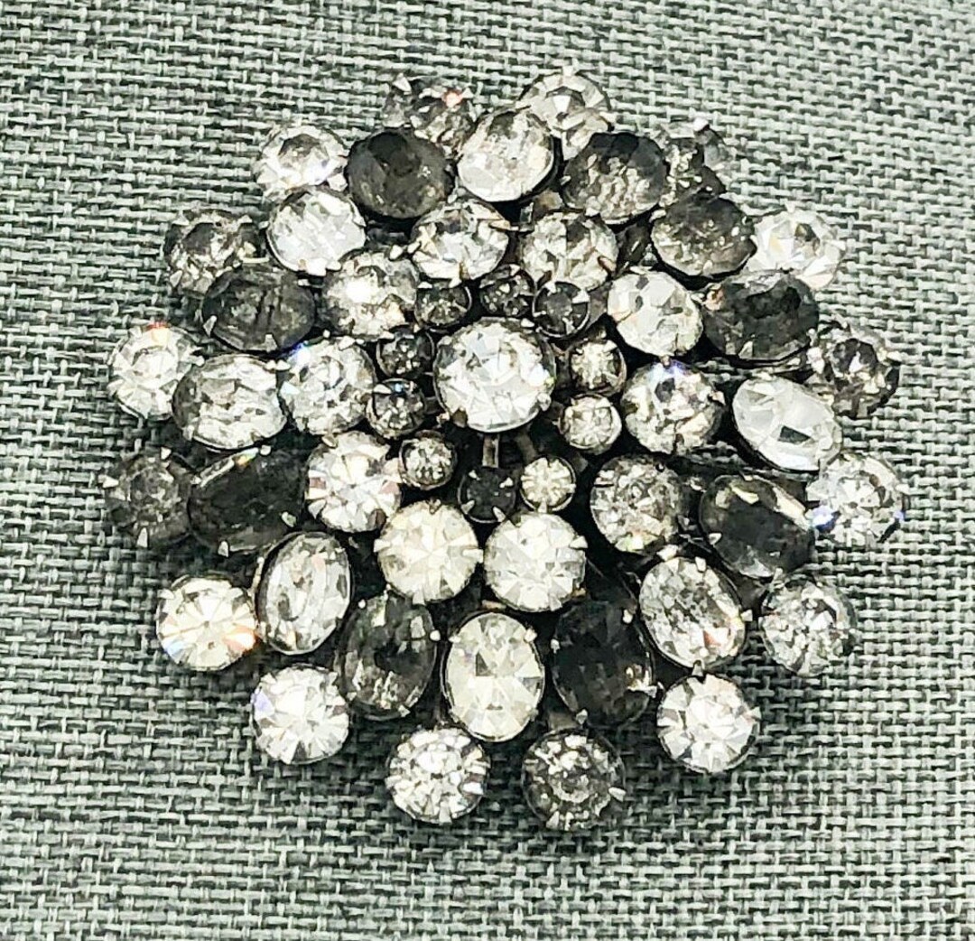 Galactic Elegance: 1950s Coro Starburst Brooch - Celestial Glam With ...