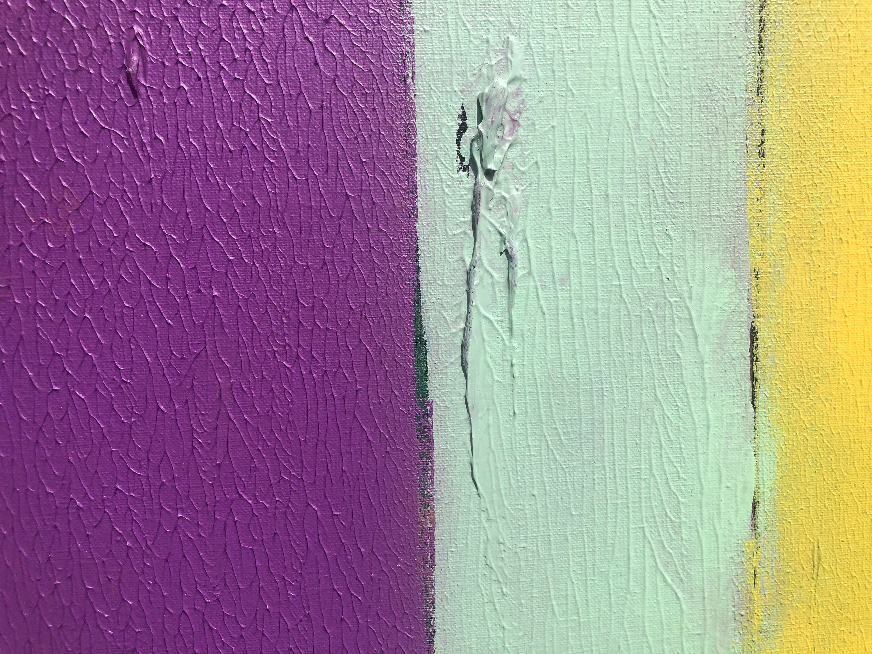 Colorful Abstract Canvas Art, Stripes Paintings, Rectangular Abstract ...