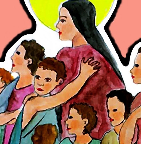 Modern Catholic Art Saint Felicity of Rome Painting - Etsy