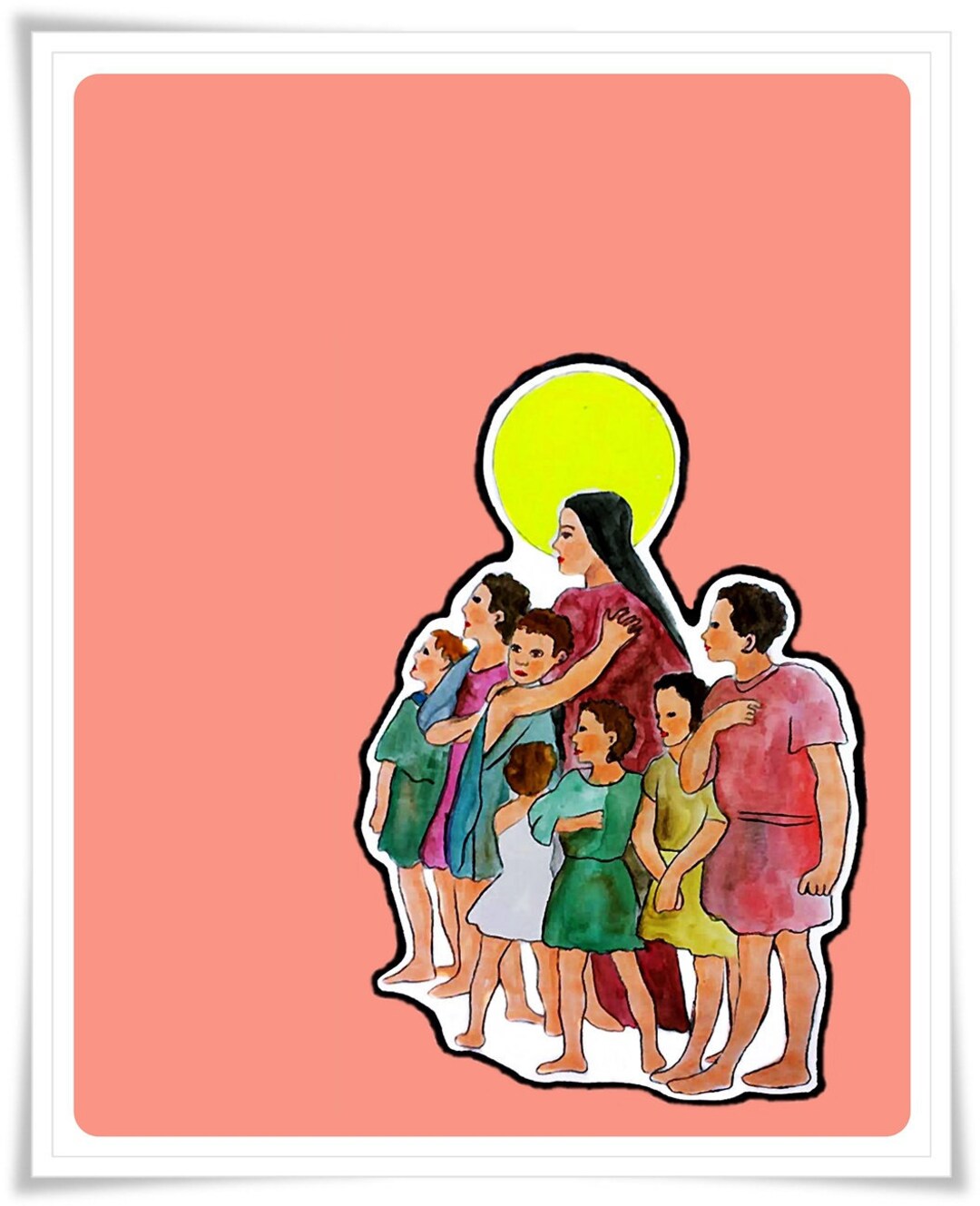 Modern Catholic Art Saint Felicity of Rome Painting - Etsy