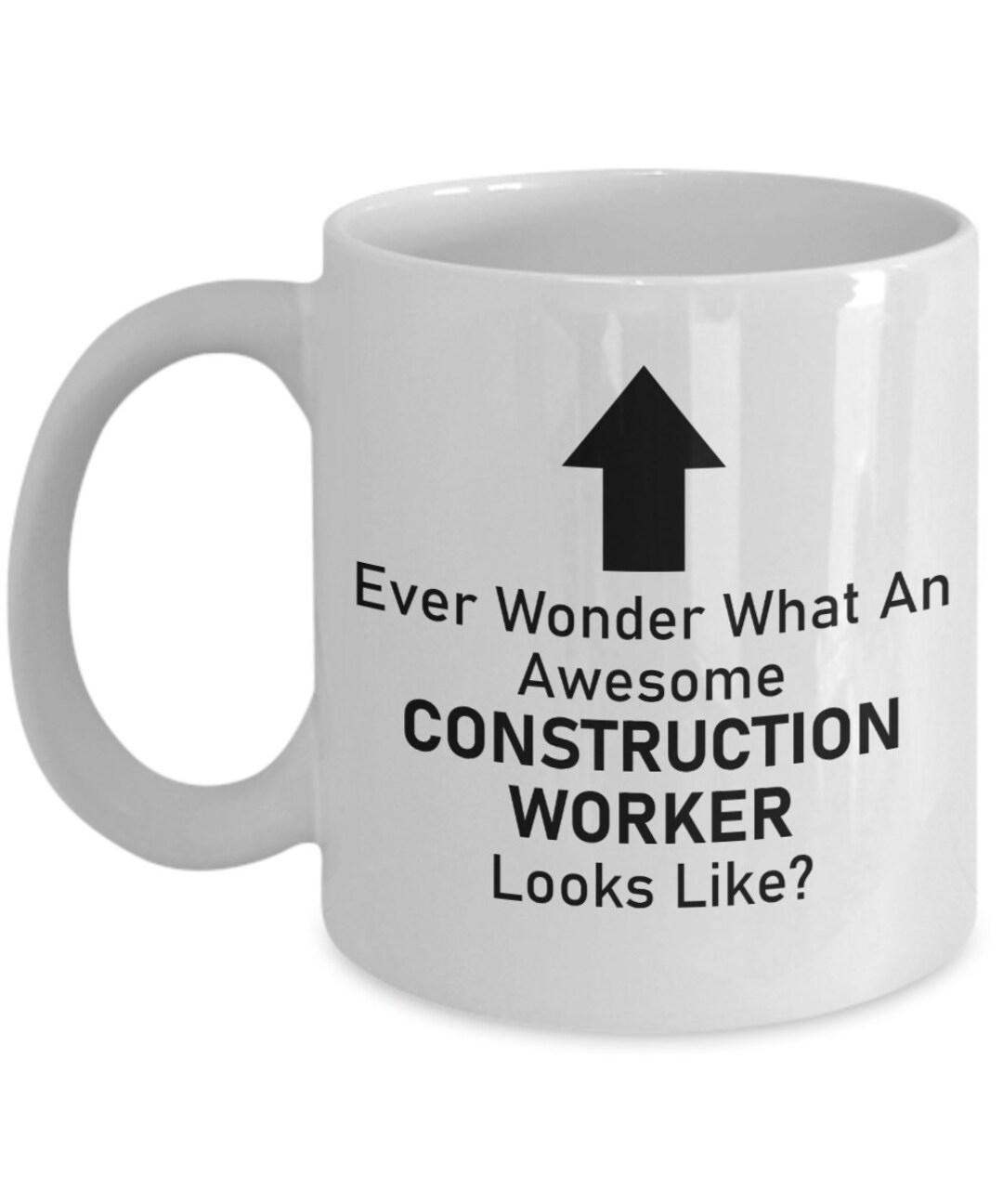 Builder Mug, Construction Worker Gift for Men, Funny Ceramic Coffee Cup ...