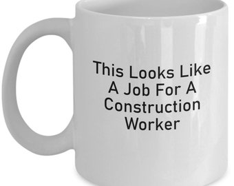 Construction Worker Mug - Etsy