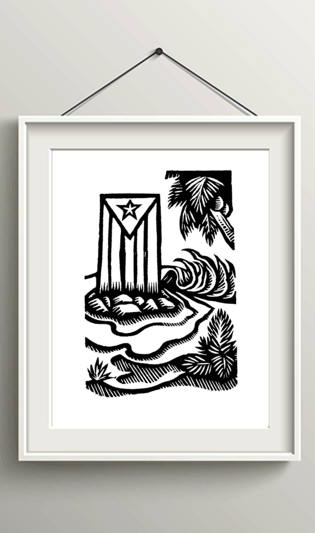 Puerto Rican Flag Art Print, Boricua Old San Juan Home Decor Gifts - Etsy