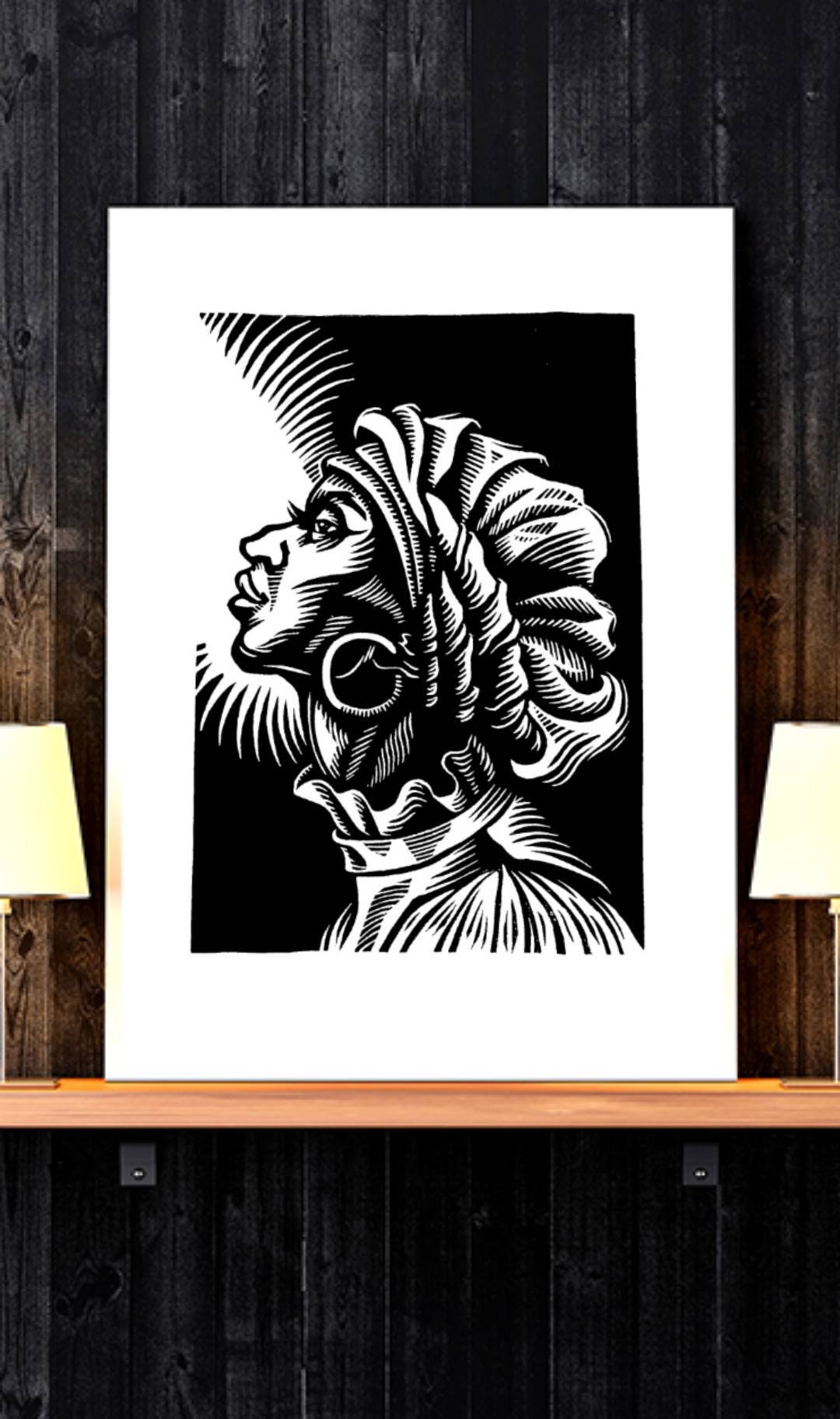 Puerto Rican Jibara Art Print, Boricua Bomba Y Plena Home Decor Gifts ...