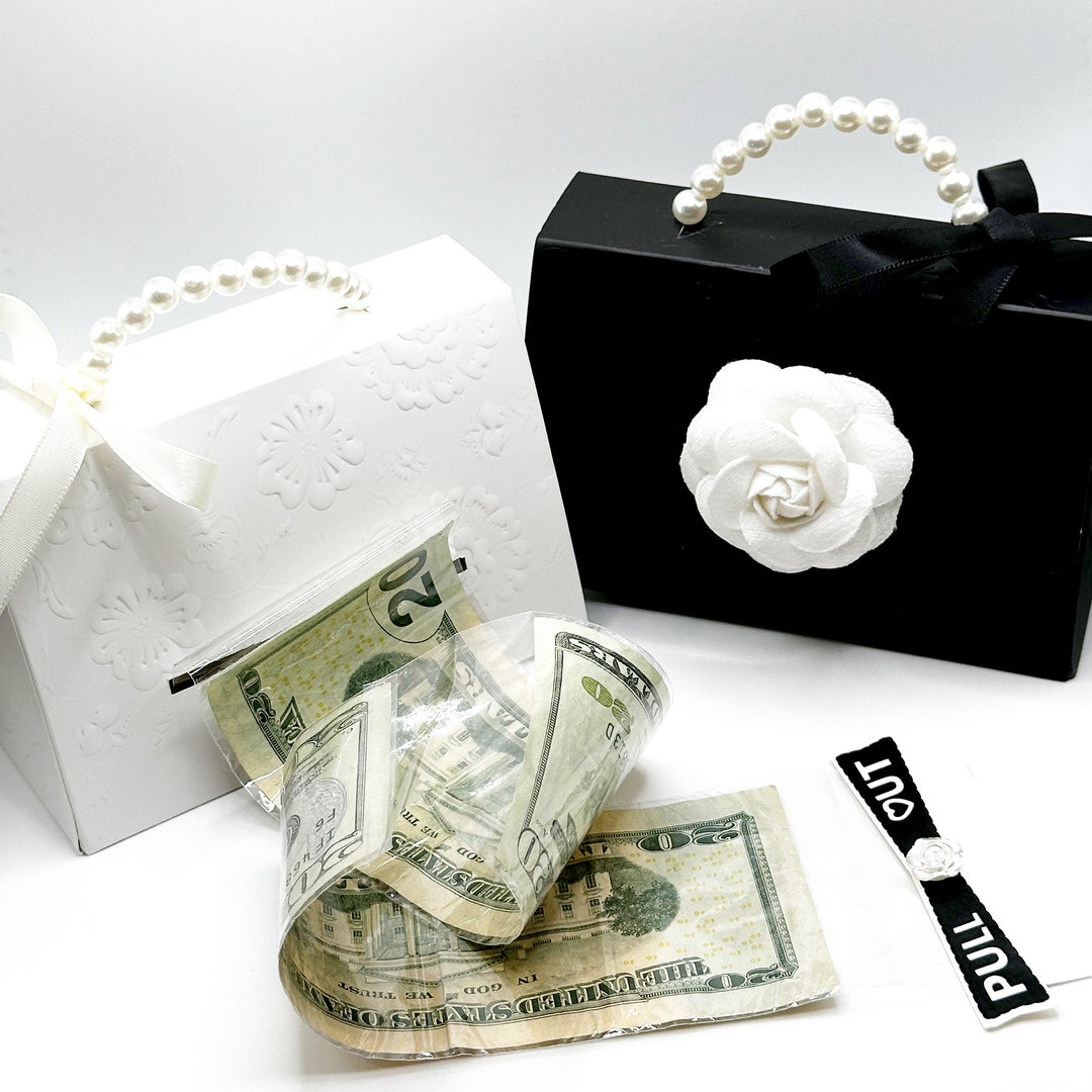 NEW Luxury Surprise Money Pull Gift Handbag Cash Pull Box Gift for ...