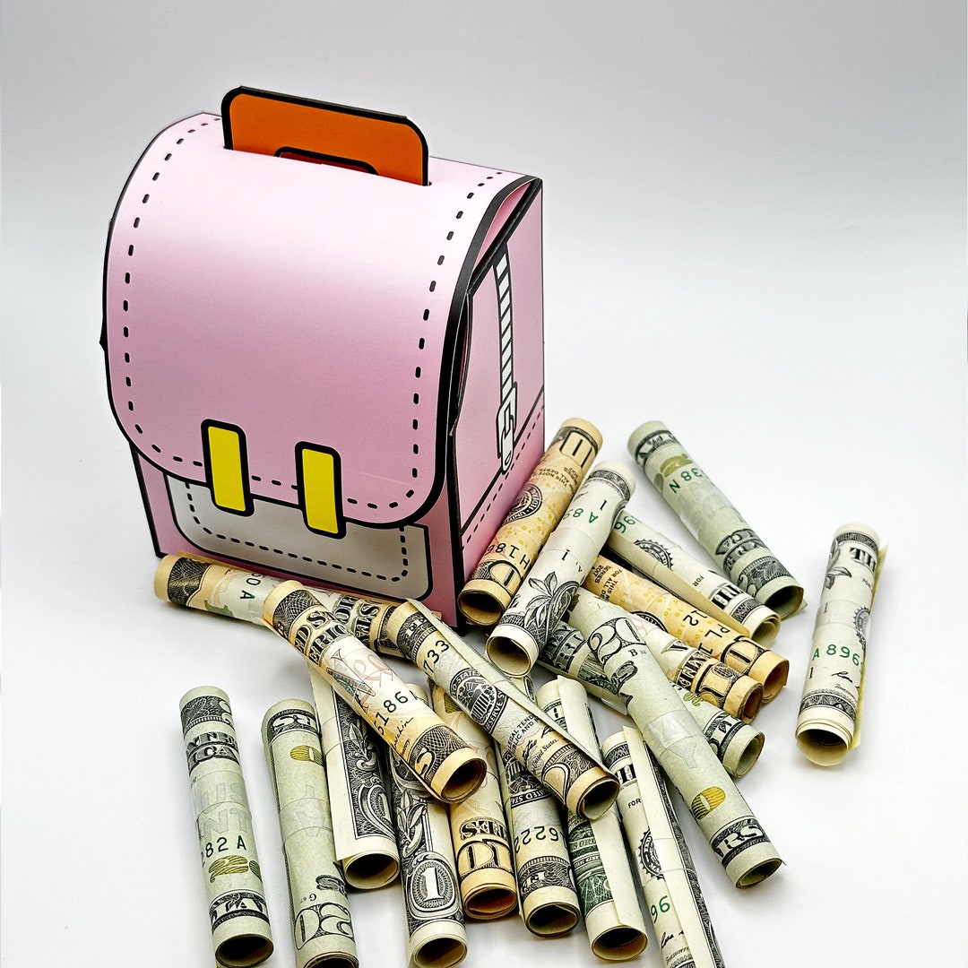 FUNGREAT Gift for Kidsunique Surprise Money Backpack Gift Box Cash Box ...