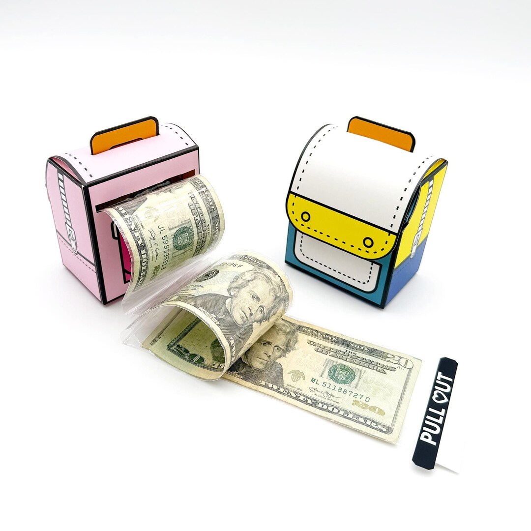 FUN! GREAT Gift for Kids!!unique Surprise Money Backpack Gift Box| Cash ...