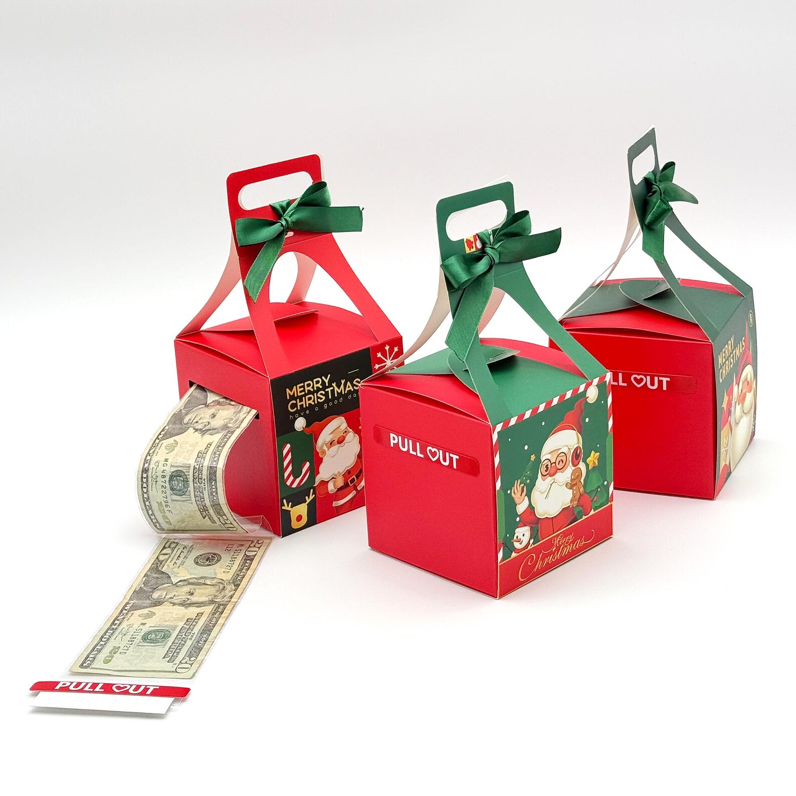 Merry Christmas FUN Fununique Surprise Money Pull Gift Box Cash Gift ...