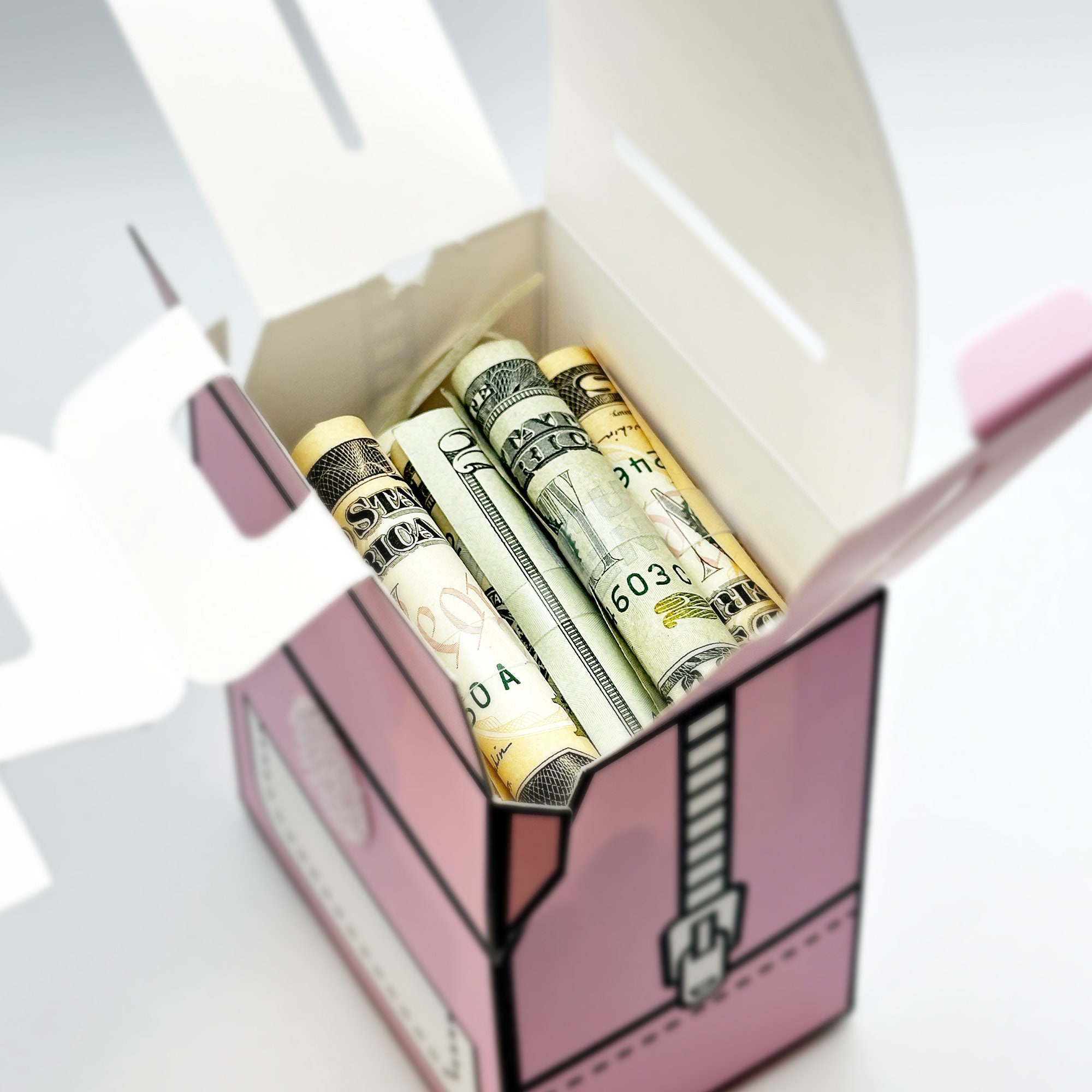 FUN!GREAT Gift for Kids!!unique Surprise Money Backpack Gift Box| Cash ...