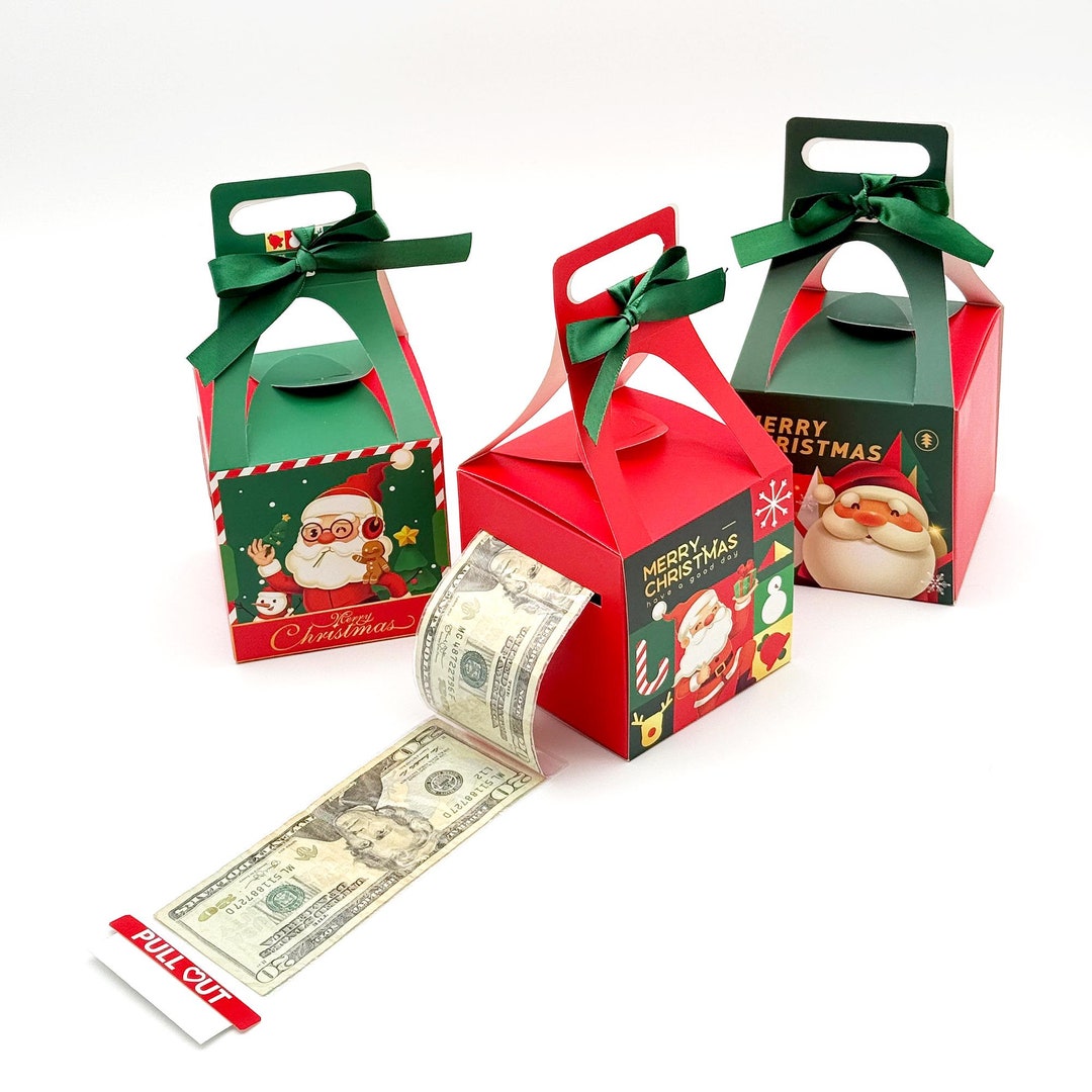 Merry Christmas FUN Fununique Surprise Money Pull Gift Box Cash Gift ...