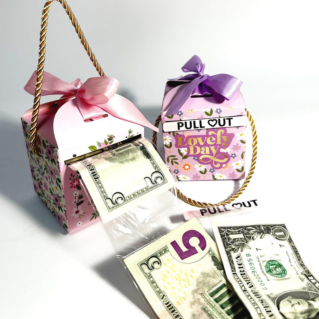 Surprise Money Pull Gift Box: DIY Cash Gift for Birthdays & More - Etsy
