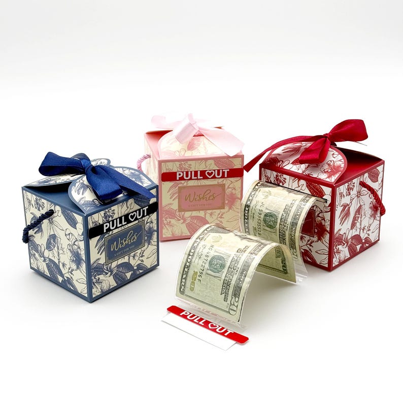 Unique Money Pull Out Box for Adults and Teens - DIY Cash Gift Kit - Etsy