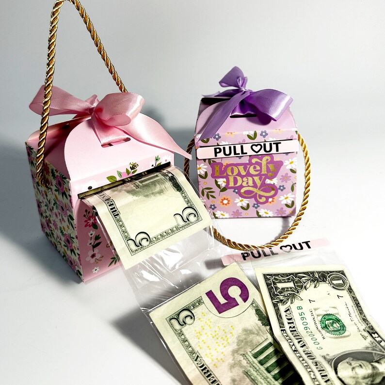 Surprise Money Pull Gift Box: DIY Cash Gift for Birthdays & More - Etsy