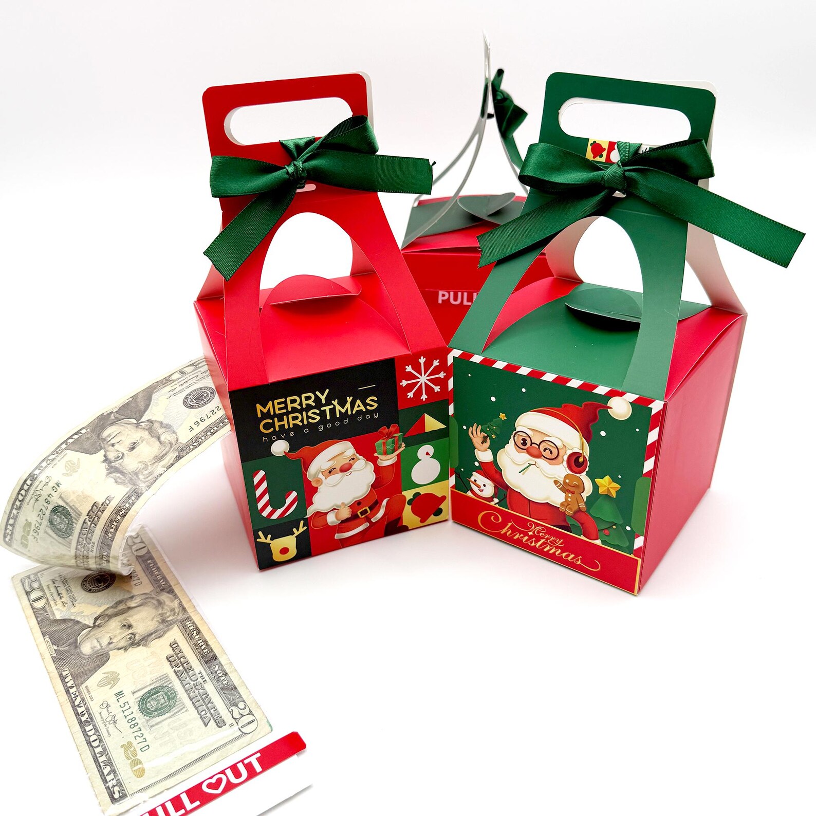 Merry Christmas FUN Fununique Surprise Money Pull Gift Box Cash Gift ...