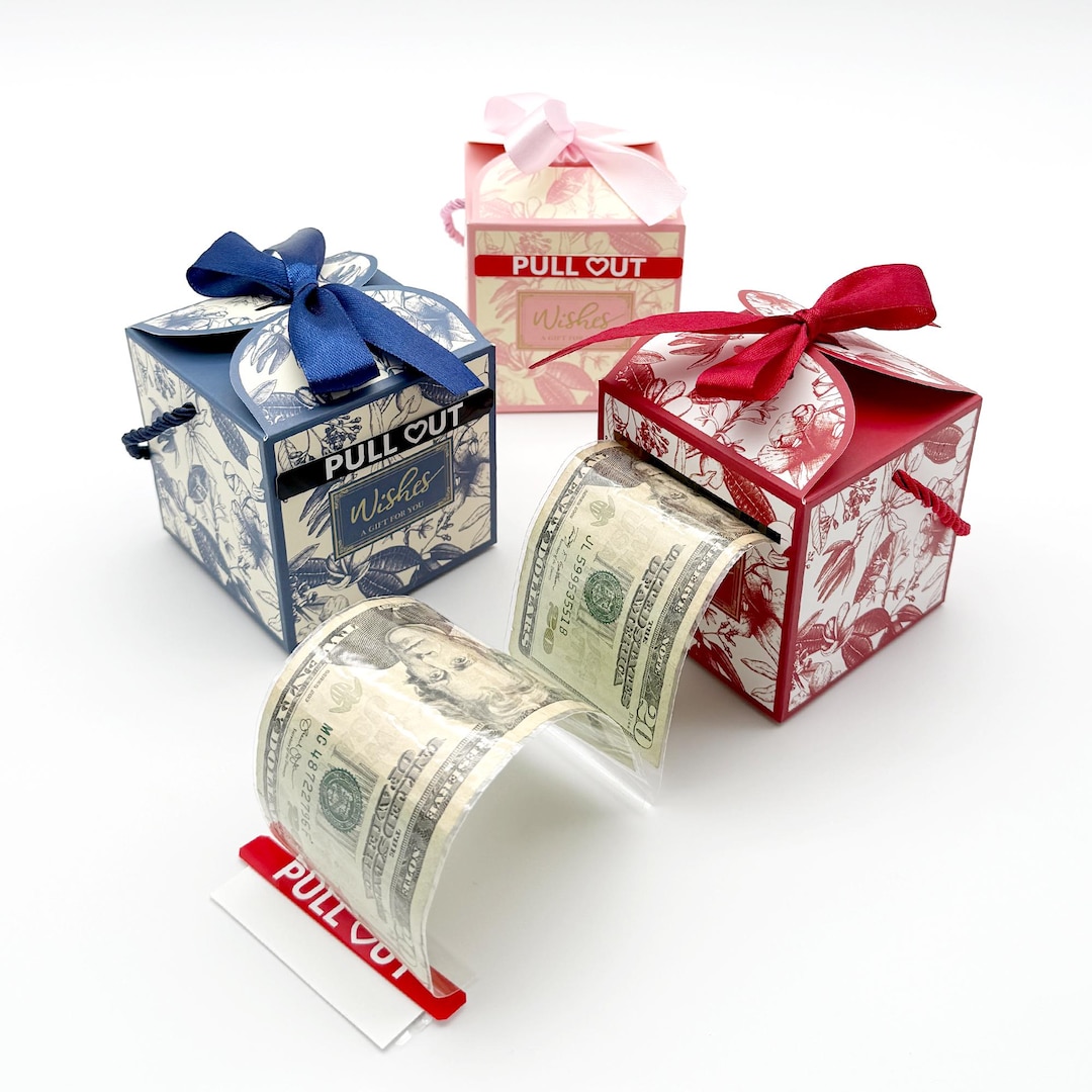 Surprise Money Pull Gift Box: DIY Cash Gift for Celebrations - Etsy